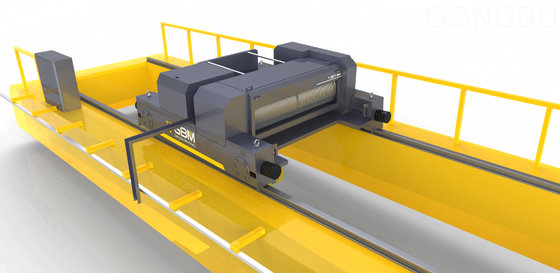 Integral direct-drive permanent magnet Crane crab