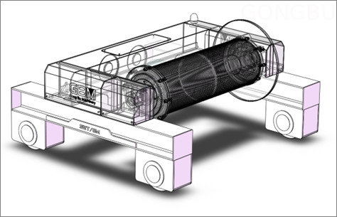 Integral direct-drive permanent magnet Crane crab