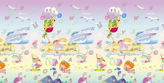 PE foam laminating embossing machine for baby crawling mat making