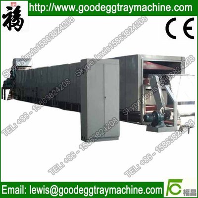 Automatic recycled waste paper pulp machine