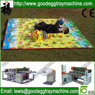 Foam coating machine for expanded polyethylene foam sheet laminating