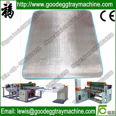 Plastic foam laminating machine for expanded polyethylene foam sheet laminating
