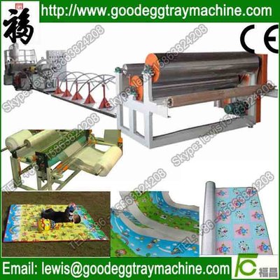 Plastic foam laminating machine for expanded polyethylene foam sheet laminating