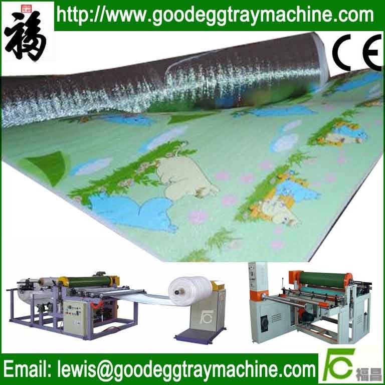 Foil underlayment making EPE Foam Sheet Laminating Machine