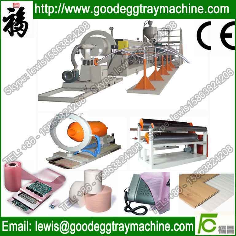 Supplying Plastic expanded EPE Foam Extruder Plant