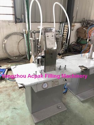 China Semiautomatic Aerosol Liquid Filling Machine supplier