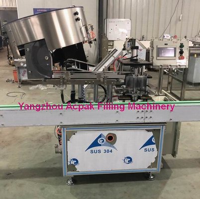China S60 Automatic Aerosol Cap Placer for Pressing Aerosol Product Big Cap supplier