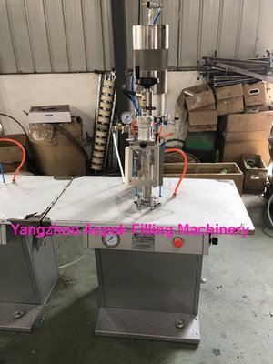 China Semiautomatic Aerosol Crimper for seal  Aerosol valve, aerosol  machine supplier