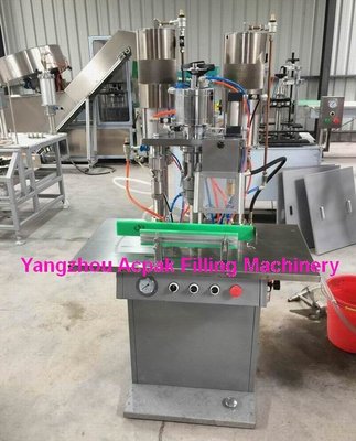 China Semi-automatic 3 in 1 Aerosol Filling Machine supplier