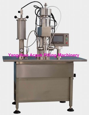 China Aerosol Under-cap Filling Machine for 134A, R22, LPG, etc. supplier