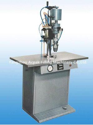 China Semiautomatic Aerosol Clinching Machine, aerosol filling machine supplier