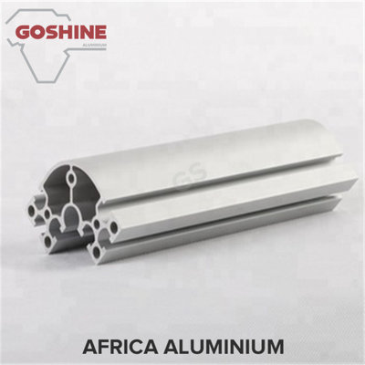 Black aluminium extrucsion 2020 V-slot industrial aluminum profile supplier