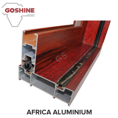 Wood Finish extruded aluminum profiles Boiling Resistance And Alkali Resistance supplier