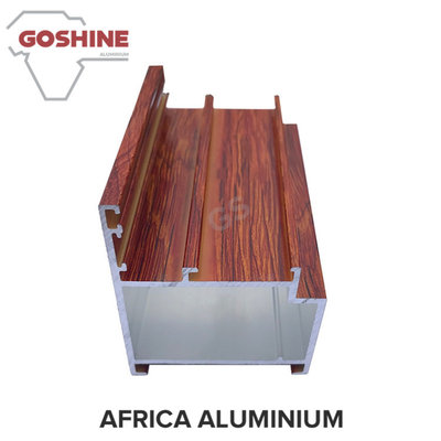 Wood Finish extruded aluminum profiles Boiling Resistance And Alkali Resistance supplier
