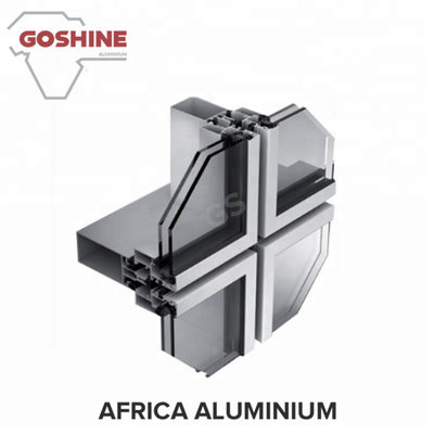6063 T5 Powder coating curtain wall aluminum profiles for Kuwait supplier