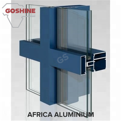 Sun Frame aluminum extrusion curtain wall profile for Israel market supplier