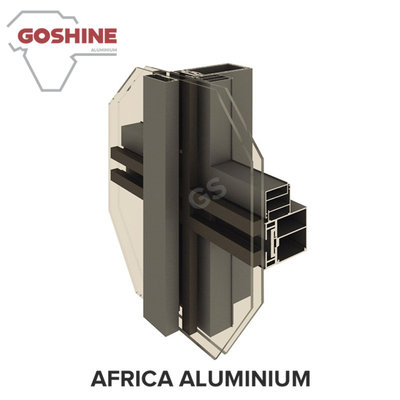 Foshan 6063 T5 Aluminum curtain wall Profile for Custom Design Made for Tanzania supplier