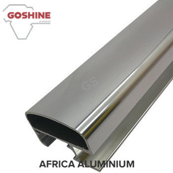Cameroon Market Standard Color Polishing Aluminium Frame Extrusion Hinge Profile To Make Doors And Windows supplier