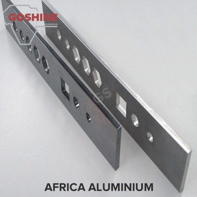 china Deeply CNC process and blue anodized aluminum frame profiles supplier