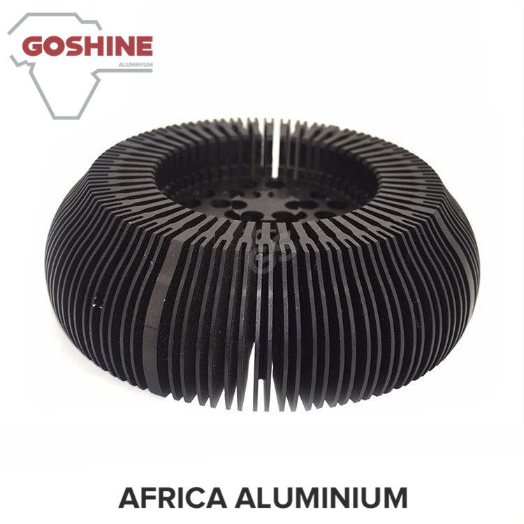 unique design anodized heat sink aluminum extrusion profile/Aluminum Color Card supplier