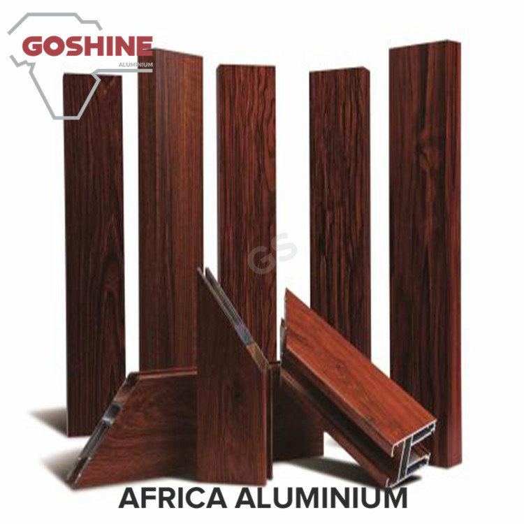 China aluminum extrusion factory new design aluminum profile wooden grain supplier