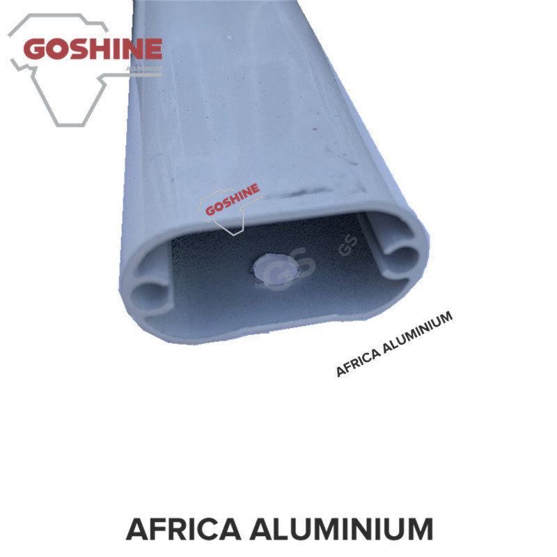 Powder coated aluminium brushed oval profile extrusion for shower room supplier