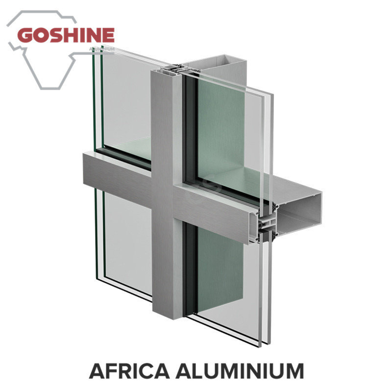 Sun Frame aluminum extrusion curtain wall profile for Israel market supplier