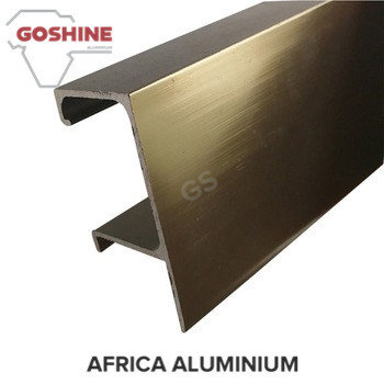Cameroon Market Standard Color Polishing Aluminium Frame Extrusion Hinge Profile To Make Doors And Windows supplier