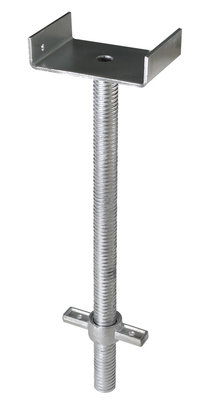 Solid Q235, Hot Dipped Galvanized, Scaffolding U-Head Jack Base