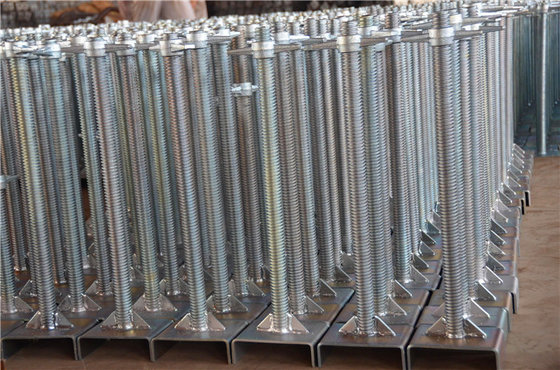 Solid Q235, Hot Dipped Galvanized, Scaffolding U-Head Jack Base