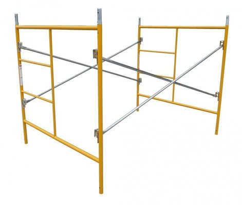 Q195/ Q235, 42mm Main Pipe, Pre-galvanized Door Frame Scaffolding