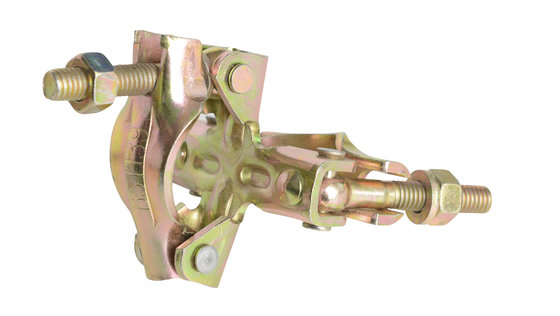 Q235 Material, Steel Scaffolding Parts Base Plate Metal Pipe Clamp / Coupler