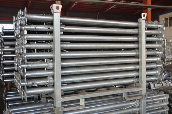 Light Weight Hydraulic Lift Scaffolding Props, Galvanized Finish Steel Prop