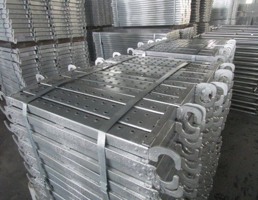 Pre-galvanized Catwalk, 1.0-2.0mm Thickness, Q195 Ringlock Scaffolding Metal Plank