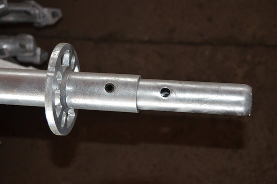 Steel Ringlock Scaffolding for Construction, Q345 Material, HDG Ringlock Scaffolding