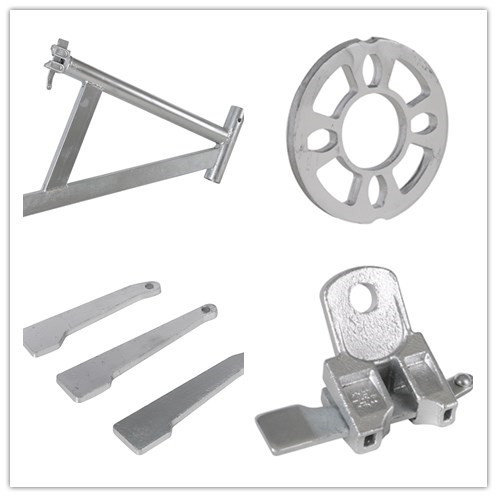 Q345 Material, Powder Coated HDG Painte Steel Australian Standard 48.3mm Ringlock Scaffolding