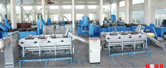 Floating Washer PP PE Film Bag Washing line Waste Plastic Recycling Machine supplier