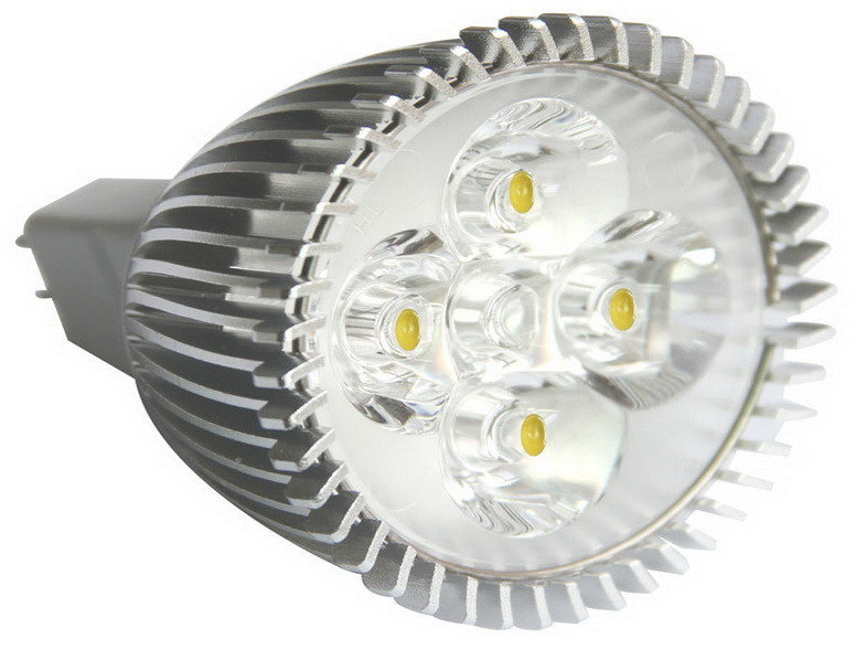 Energy Saving 12V LED Spotlight Fittings / LED garden spotlights MR16 4W 3 Years Warranty