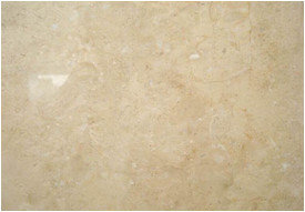 Travertine White And Brown Marble Floor Tile Long Lasting Color