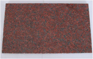 24X24 Imperial Red Granite Flooring Types Corrosion Resistant Design