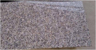 Commercial Honed Granite Stone Tiles , Brown Granite Floor Tiles