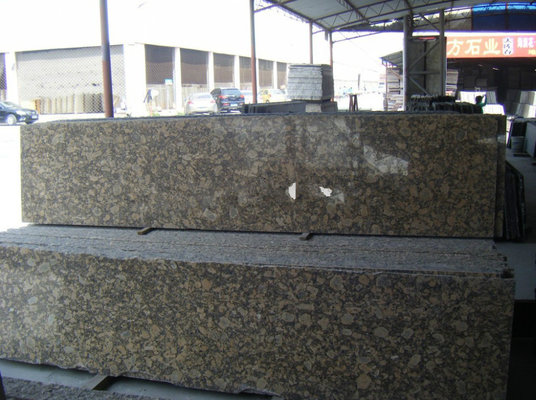 Golden Diamond Granite Marble Stone Customized Size Eco - Friendly