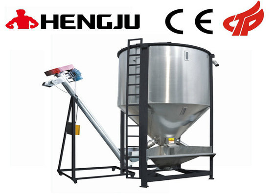 Vertical Color Mixing Plastic Mixer Machine For Plastic Raw Materials Mixture
