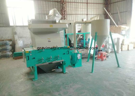 Cutting Angle Pet Bottle Crushing Machine 100 - 160 KG / Hr With Front Blade