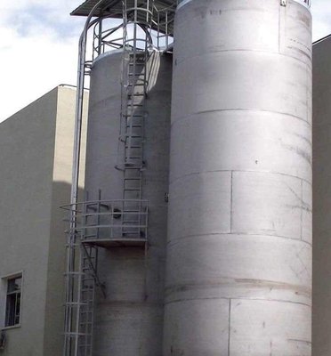 15 Tons OEM Plastic Raw Material Storage Tank for Central Feeding System