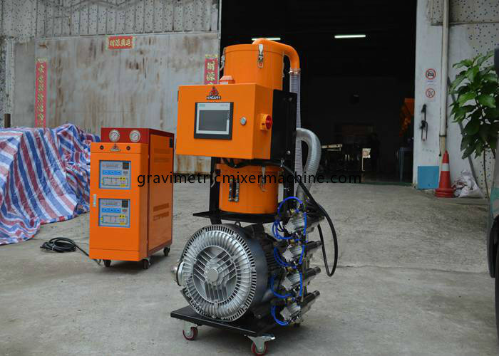 Small Size Plastic Material Hopper Loaders  900 G / 5 HP With Alarm And Overload Protection