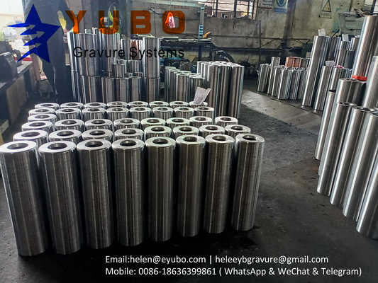 Printing cylinder base prepare for rotogravure plating