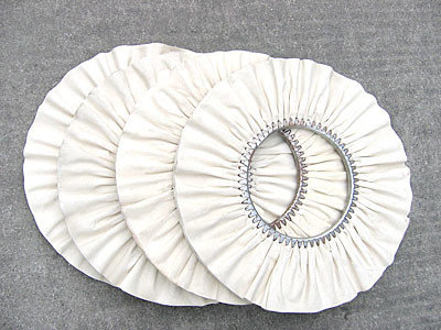 Polishing wheel without middle steel circle
