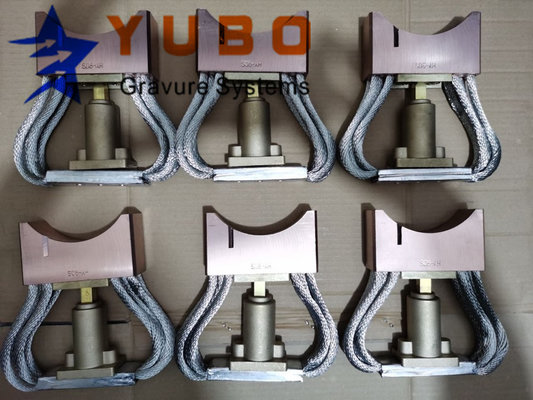 Cylinder plating bath carbon brush