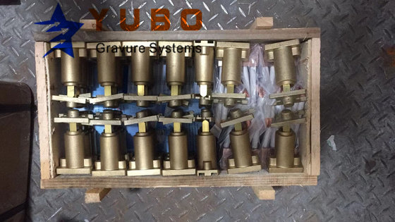 Cylinder plating bath carbon brush